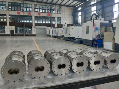 China ZSE135 Nitrided Plastic Machine Extruder Screw Barrel Parts for Petrochemical Industry for sale