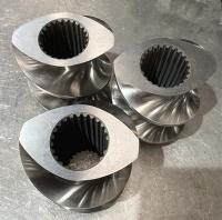 China German First Class SUS440C Double Screw Extruder Components Screw Elements for sale