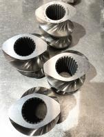 China German First Class SUS440C Double Screw Extruder Components Screw Elements for sale