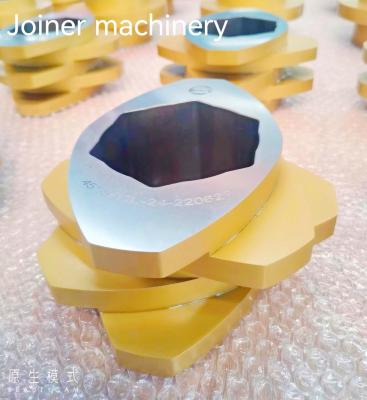 China Plastic Extruder Machinery Parts Screw Elements For Producing PC for sale
