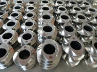 China Sandblast Corrosion Resistance Conveying Extrusion Machine Parts Screw Elements for sale