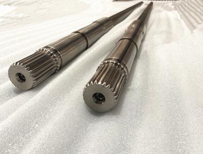 China Involute Spline Shaft , Plastic Extruder Parts for Plastic Industry for sale