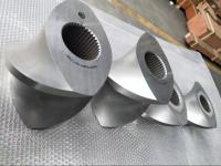 China HRC 58-62 Triangle Flighted Screw Elements for Twin Screw Extruder Machine for sale