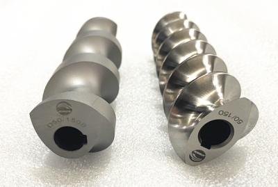 China SUS440C Double Screw Extruder Machine Parts Screw Segments For Plastic Engineering for sale