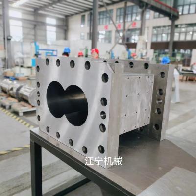 China Double Screw Extruder Screw And Barrel Abrasive Resistant For Puffed Food Industry for sale