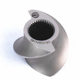 China TEX77 Involute Spline Transition Kneading Block Screw Segments for Petrochemical Factory for sale