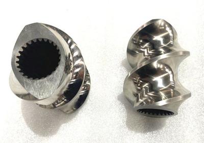 China ZE77 Covey Screw Segments Extruder Screw Material HRC58 - 62 Hardness For Pelletizer for sale