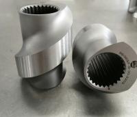 China Model 70 Involute Spline Extruders Machine Parts Kneading Blocks Screw Components for sale
