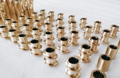 China Vacuum Quenching Aluminium Bronze Extruder Screw Parts Wear Resistant for sale