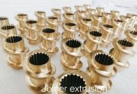 China Twin Screw Extruder Machine Parts Spline Shaft Coupling Screw Segments for sale