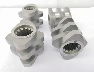 China Certified TEX120 Wear Resistance Twin Screw Extruder Components Star Screw Elements for sale