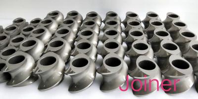 China TEX65A Twin Screw Extruder Screw Elements Kneading Block Φ15.6 - Φ430mm Range for sale