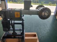 China Vibrating Rotating Twin Screw Extruder Side Feeder D2 Material For WPC Extruder for sale