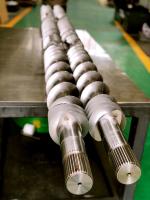 China Excellent Precision Cold Rolling Shaft For Twin Screw Extruder Double Screw Type for sale