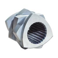 China 92 Nickel Alloy Pelletizer Parts Screw Elements For Wood Plastic Screw Extruder for sale