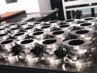 China Nylon PA PA6 PA66 Glass Fiber Compounding Extrusion Machine Parts Screw Elements for sale