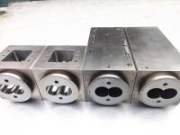 China Co - Rotating Parallel Extruder Screws And Barrels With Inner WR13 Material for sale