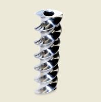 China Powder Coating Extruder Machine Parts Sand Blast / Polishing Surfaces for sale