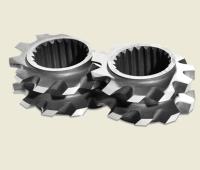 China High Hardness Mixing Screw Element Corrosion Resistantce Φ15.6 - Φ430mm Screw Range for sale
