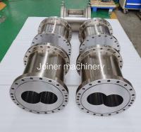 China Twin 135 Food Extrusion Stainless Steel SUS440C Inner Material Screw Barrel for sale