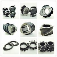 China Double Screw Type Extrusion Machine Parts , TEX65 Screw Elements For Engineering Plastics for sale