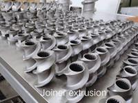 China Petroleum Industry Convey Screw Elements Kurimoto SK350 C22 Material for sale