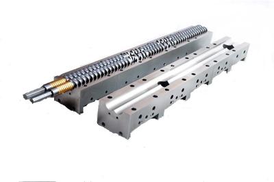 China Twin Screw Shaft Plastic Extruder Screw Parts WR15E Material for sale