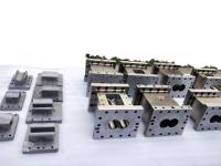 China Parallel Twin Screw Extruder Barrel Elements Bimetallic Material extruder screw elements for sale