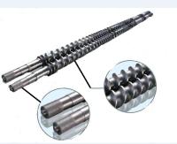 China Twin Screw Shaft Plastic Extruder Screw Parts WR15E Material for sale
