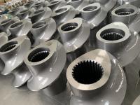 China 41CrAlMo7 38CrMoAl Double Screw Segments For Co-Rotating Twin Screw Extruders for sale