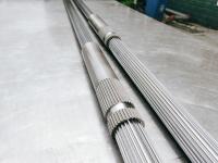 China Plastic Twin Screw Extruder STS50 Screw Spline Shaft for sale
