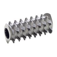 China GB Standard 316L Single Flighted Twin Screw Extruder Machine Screw Elements for sale