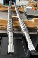China Good Abrasion Resistance Twin Screw Extruder Elements Involute Spline Screw Shaft for sale