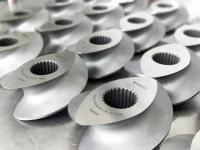 China Vacuum Quenching Snack Pellets Extruder Machine Parts Screw Elements for sale