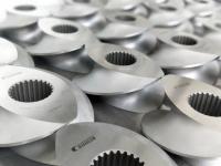 China Vacuum Quenching Snack Pellets Extruder Machine Parts Screw Elements for sale