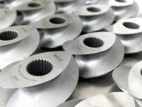 China Vacuum Quenching Snack Pellets Extruder Machine Parts Screw Elements for sale