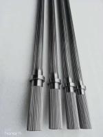 China Involute Spline Screw Shafts Plastic Twin Screw Extruder Parts For Puffed Food Industry for sale