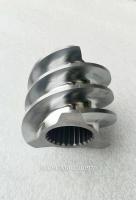 China Heteromorphism Rubber Extruder Machine Parts , Twin Screw Elements Polishing for sale