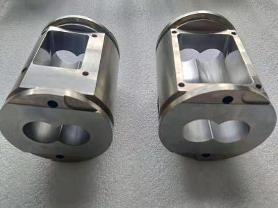 China Durable Food And Feed Industry Twin Screw Extruder Machine Parts Open Barrel Cylinder for sale