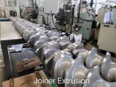 China Involute Spline Screw Shafts Plastic Twin Screw Extruder Parts For Puffed Food Industry for sale