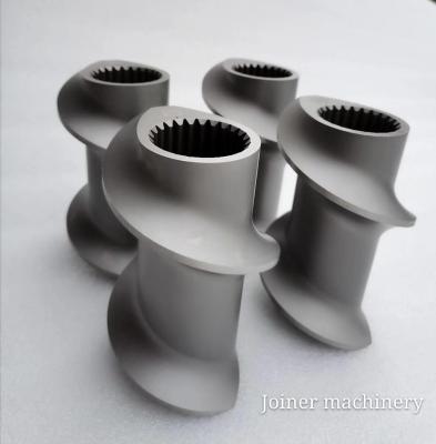 China Double Screw Extruders HRC58-62 Extrusion Machine Spare Parts For Talc Mica by Joiner for sale