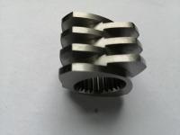 China Model 70 Involute Spline Extruders Machine Parts Kneading Blocks Screw Components for sale