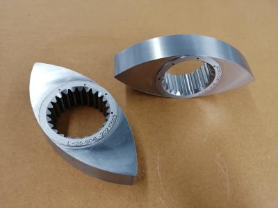 China G-25 Tolerance Grade 9H Double Screw Extruder Machine Parts Screw Elements Kneading Block for sale