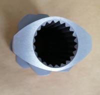 China TDS150 Twin Screw Extruder Kneading Block Screw Elements For Petroleum Industry for sale
