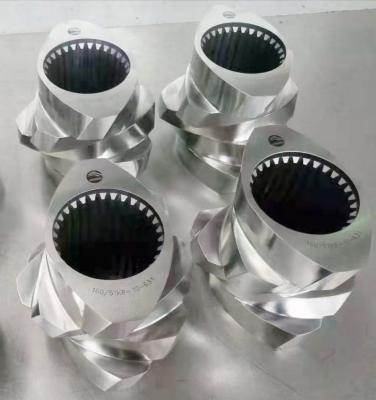 China Extruder Screw Elements And Barrels For Puffed Pet Food for sale