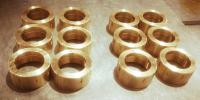 China ZSE110 Aluminium Bronze Distance Rings  Extruder Machine Parts for sale