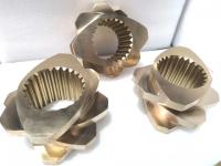China Diameter 150mm Extruder Machine Parts Screw Element Aluminium Bronze Material for sale