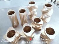 China Diameter 150mm Extruder Screws And Barrels Element Aluminium Bronze Material for sale