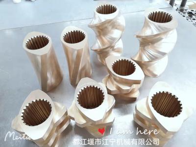 China Diameter 150mm Extruder Screws And Barrels Element Aluminium Bronze Material for sale