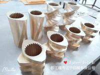 China Diameter 150mm Extruder Screws And Barrels Element Aluminium Bronze Material for sale